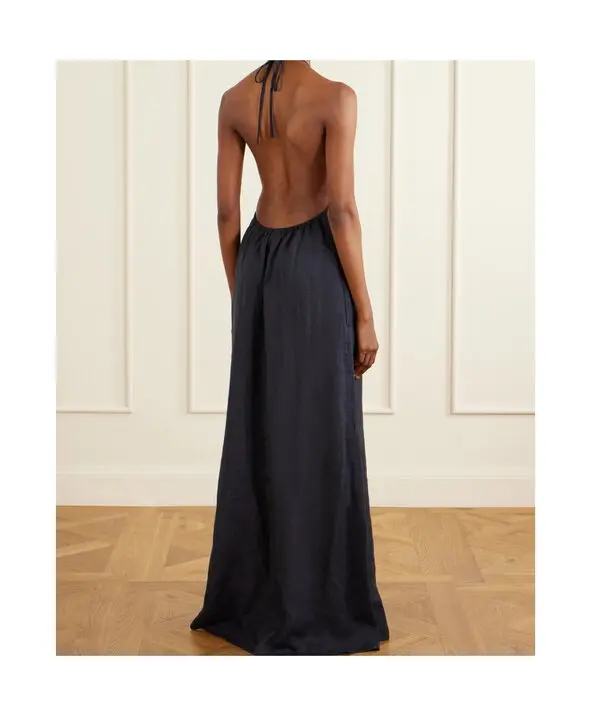 NILI LOTAN Lelia Open-back Maxi Dress