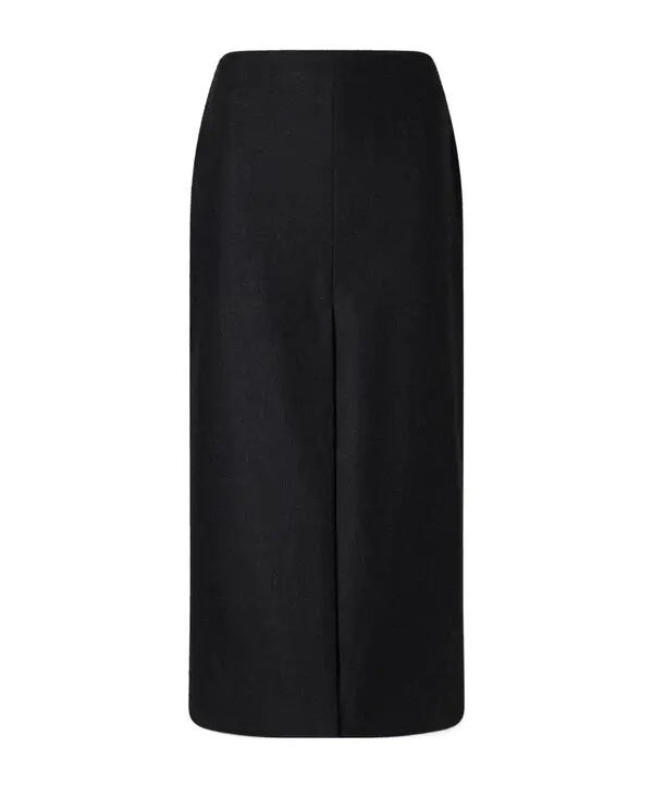 NILI LOTAN Slit Skirt - Black