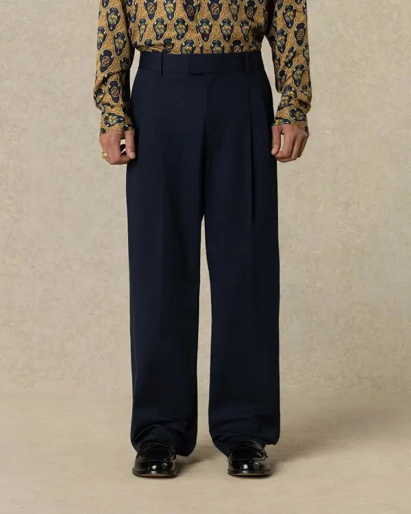 Drole De Monsieur Golfer Cotton Pants