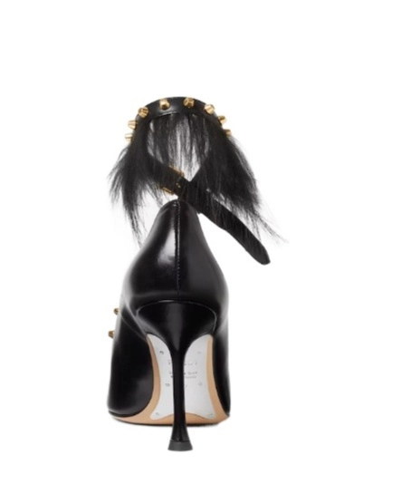 Fendi Vertigo Leather Court Shoes