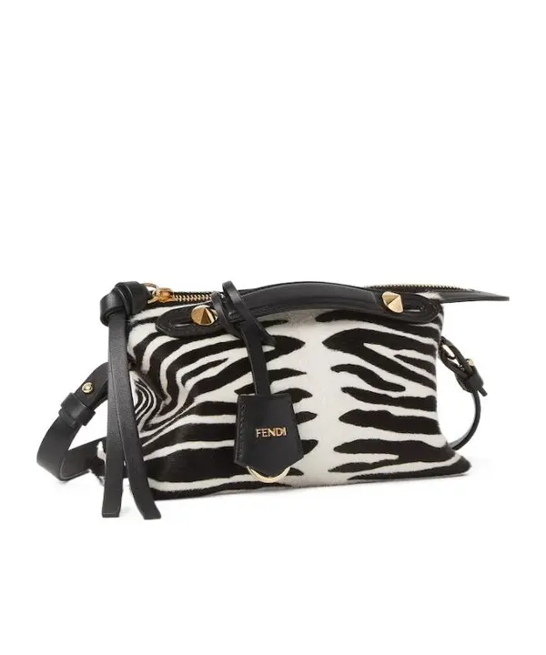 Fendi By The Way Soft Tiger-print Pony-effect Leather Mini-bag