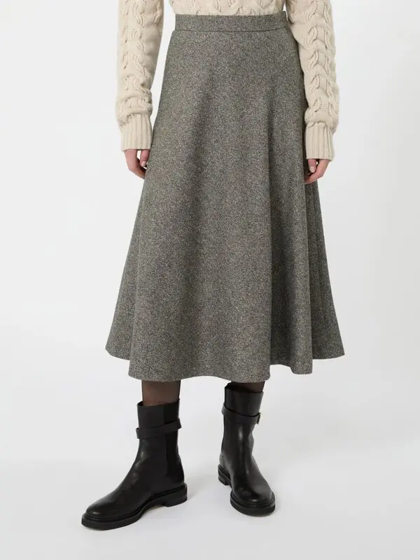 Max Mara Palazzi A-line Midi Skirt