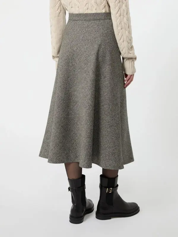 Max Mara Palazzi A-line Midi Skirt