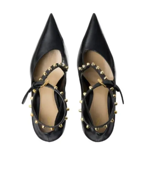 Fendi Vertigo Leather Pumps