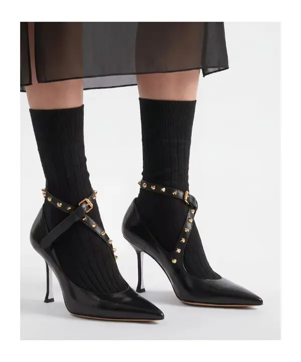 Fendi Vertigo Leather Pumps