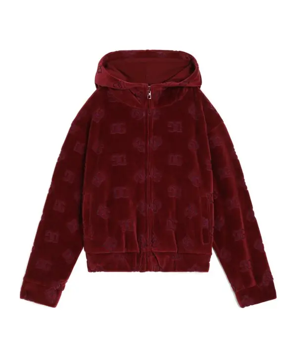 Dolce & Gabbana ベルベット パーカー