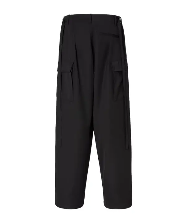Fendi Grain De Poudre Wool Trousers