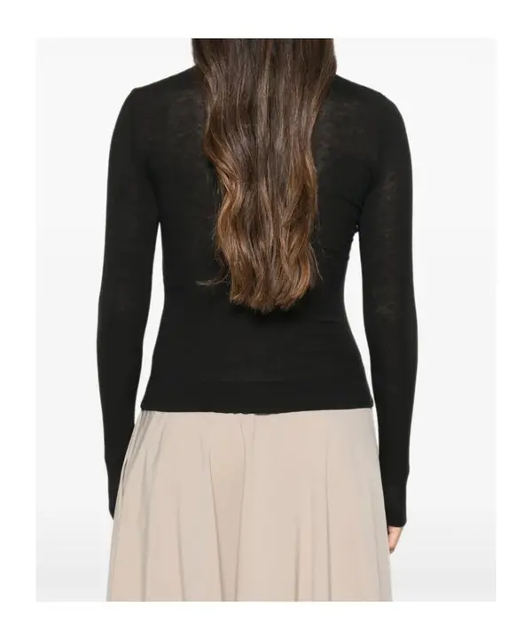 Herno Long-sleeved Turtleneck Knit Top