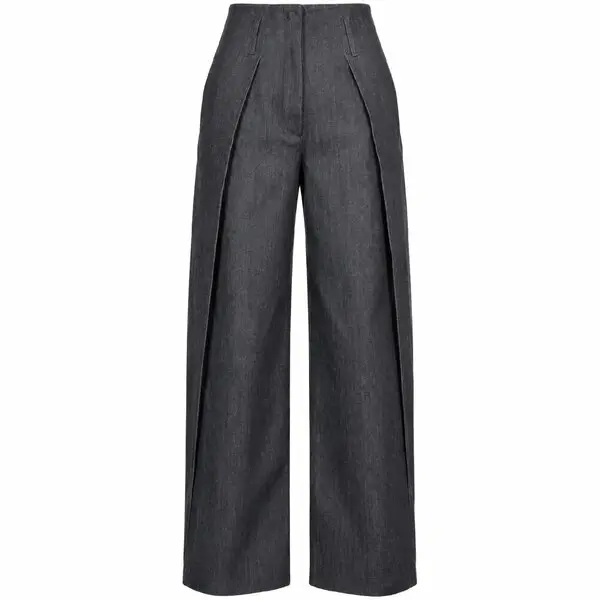 ANNA GATTO Folded Denim Pants