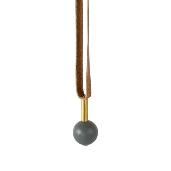 SVETLANA VUKOV Sphere Necklace - Grey