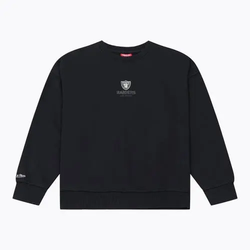 Mitchell & Ness Las Vegas Raiders Core Essentials Micro Logo Fleece Sweatshirt