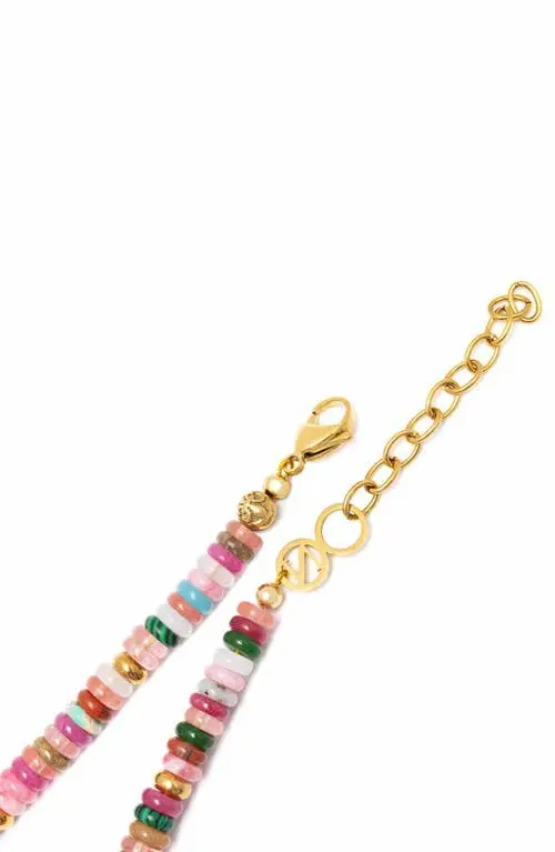 NIALAYA JEWELRY Tourmaline Beaded Choker