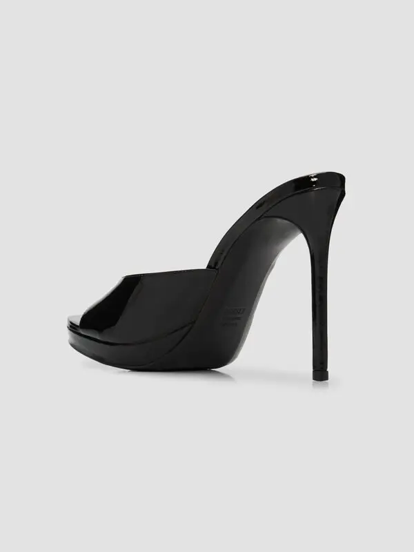 Schutz Sally 100mm Patent Leather Sandals