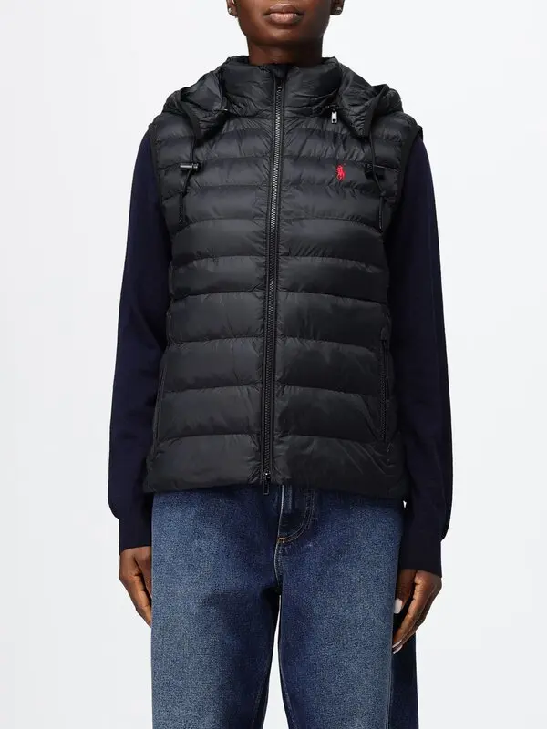 Polo Ralph Lauren Quilted Nylon Gilet With Removable Hood