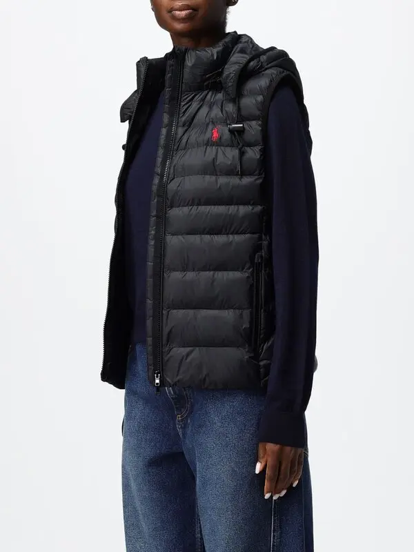 Polo Ralph Lauren Quilted Nylon Gilet With Removable Hood