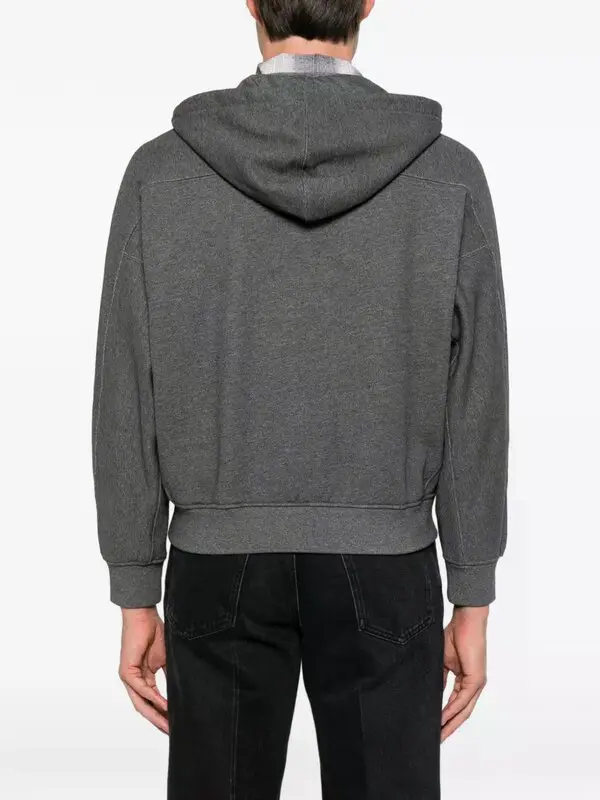 Maison Kitsuné Palais Royal Logo-embroidered Hoodie