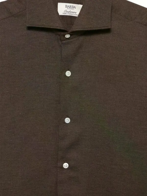 BARBA NAPOLI Spread-collar Shirt