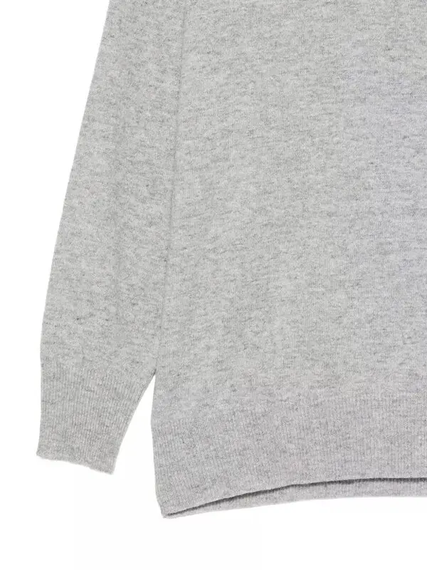 LE TRICOT PERUGIA Fine-knit Drop-shoulder Sweater