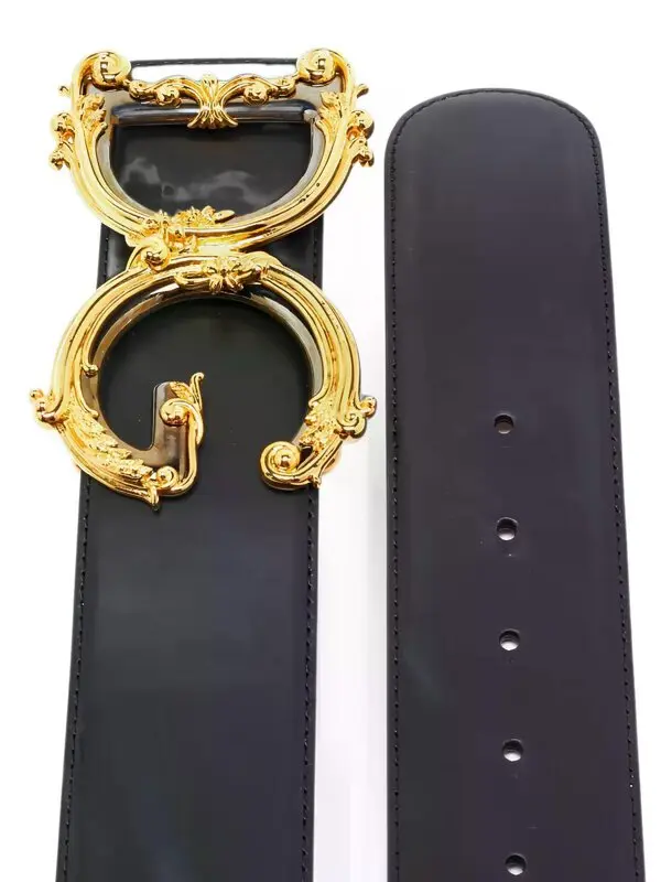 Dolce & Gabbana Dg Baroque Leather Belt