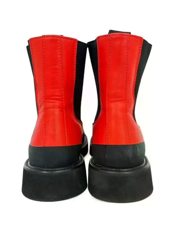 Celine 2010s Chelsea Boots - Red