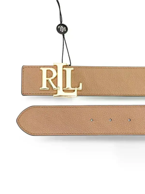 Ralph Lauren Logo-plaque Reversible Belt - Neutrals