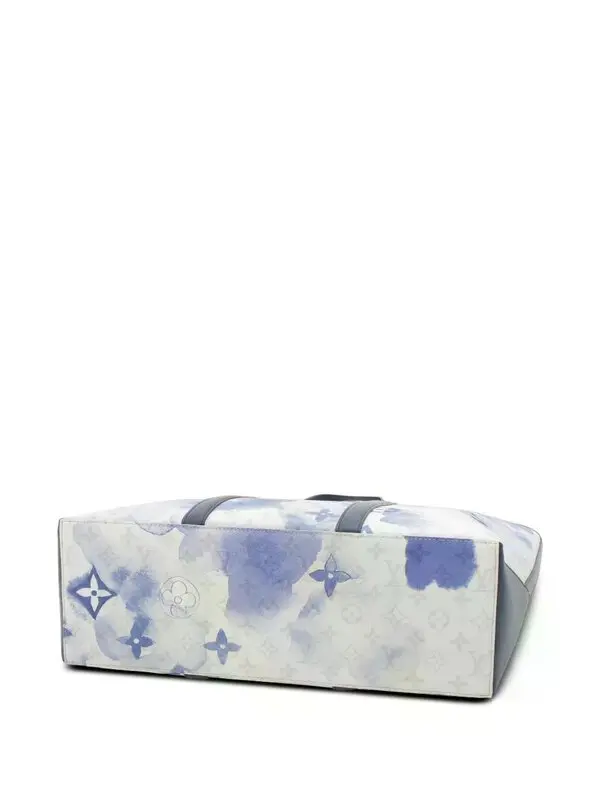 LOUIS VUITTON 2021-2026 Monogram Watercolor Weekend Tote Gm Satchel