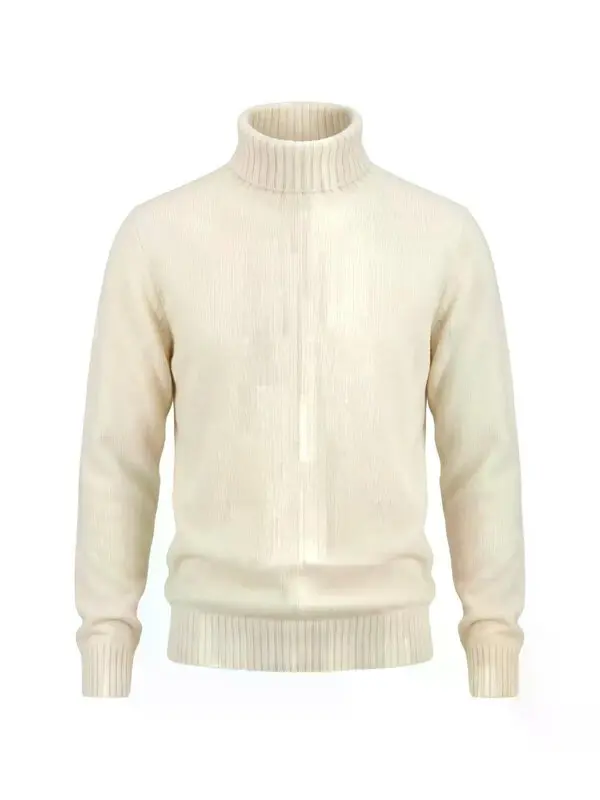PIACENZA CASHMERE 1733 Roll-neck Ribbed-trim Sweater