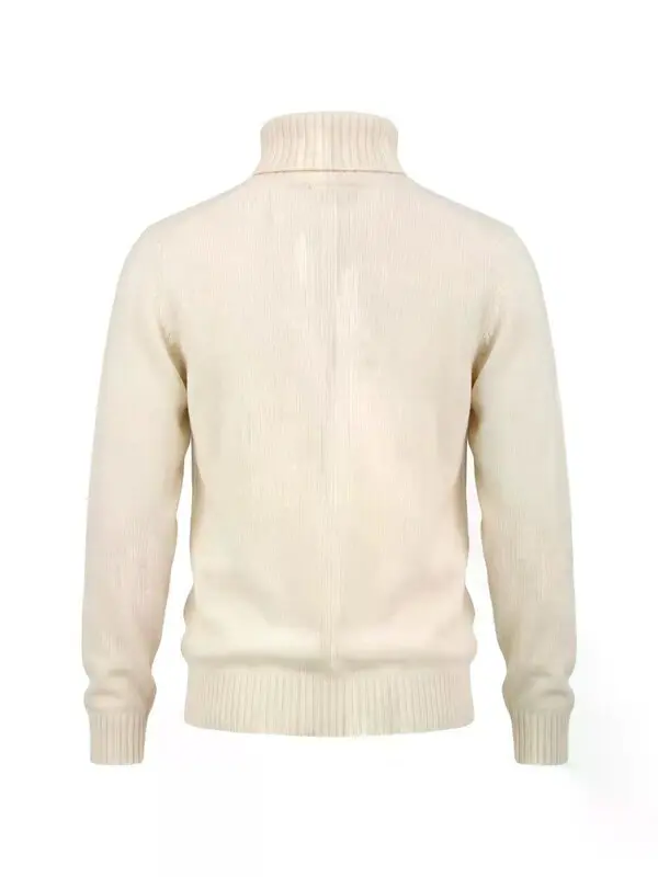PIACENZA CASHMERE 1733 Roll-neck Ribbed-trim Sweater