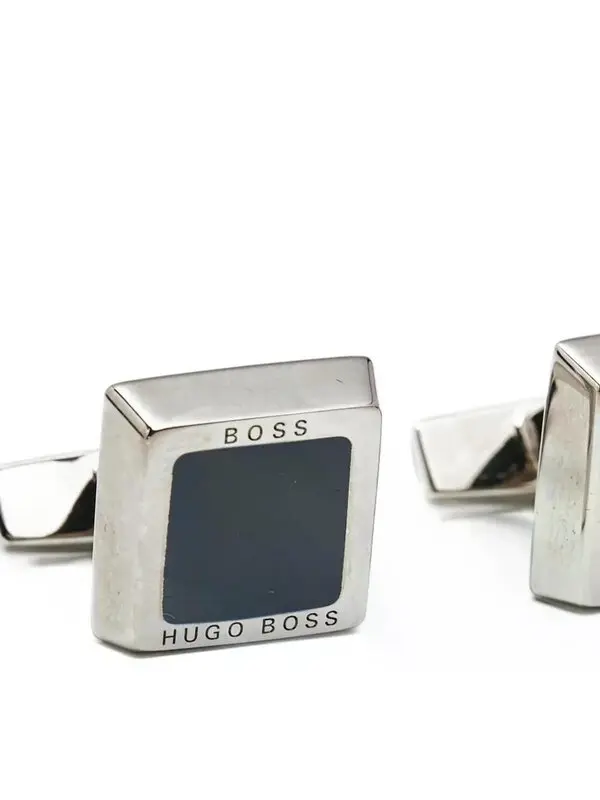 Hugo Boss Boss Enamel Square Cufflinks