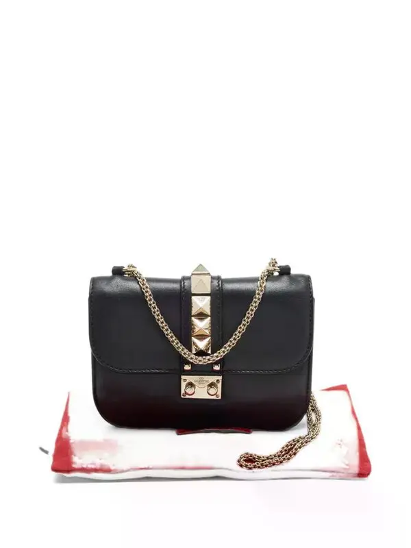 Valentino Garavani Small Rockstud Glam Lock Shoulder Bag