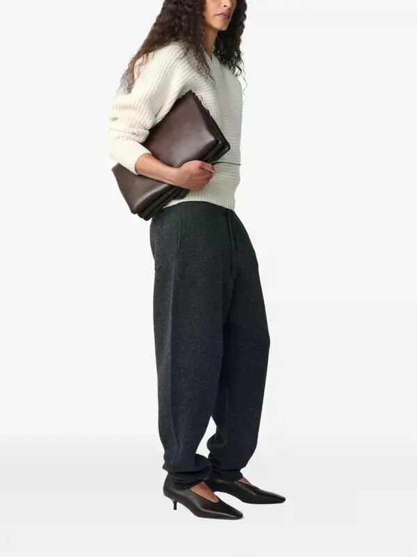 Studio Nicholson Kern Ribbed-knit V-neck Sweater