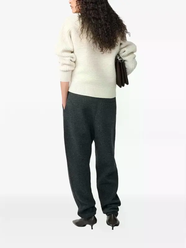 Studio Nicholson Kern Ribbed-knit V-neck Sweater