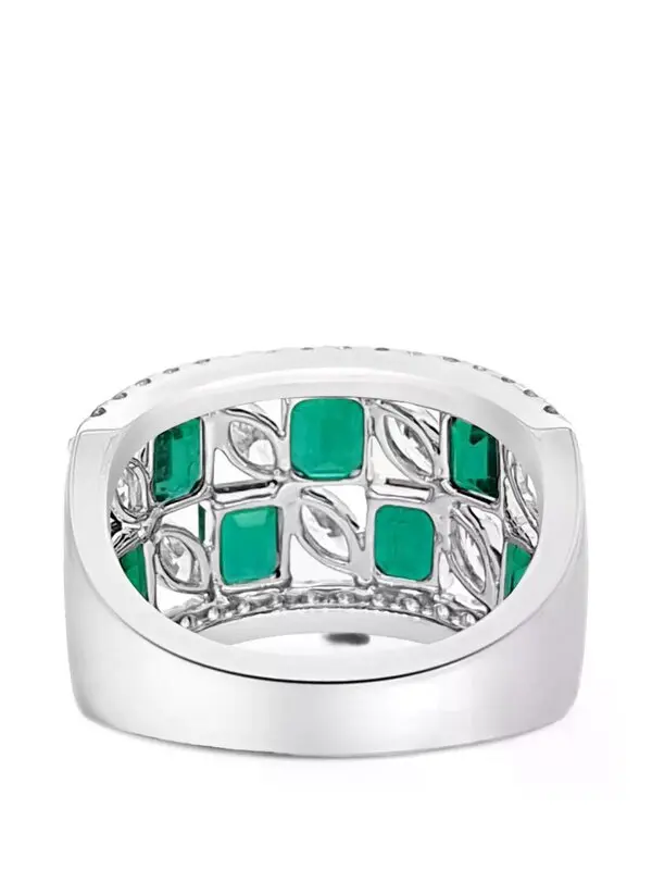 HYT JEWELRY Emerald And Diamond Ring