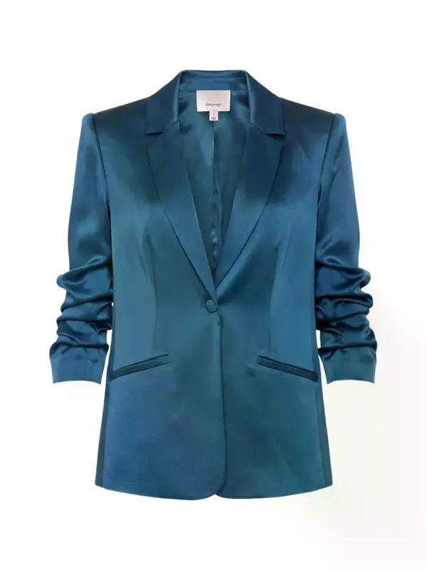 Cinq À Sept Kylie Ruched-sleeve Blazer