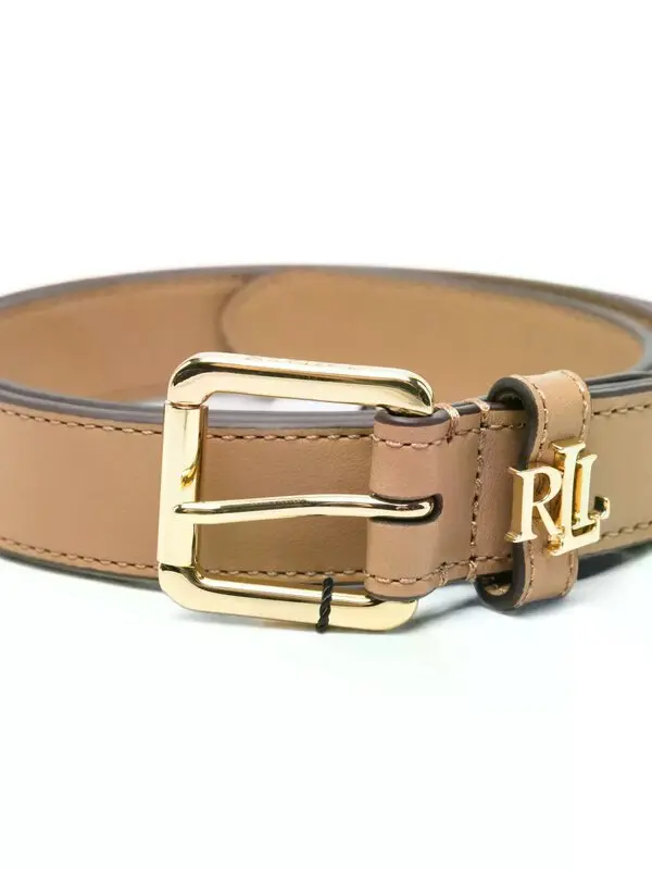 Ralph Lauren Logo-plaque Leather Belt