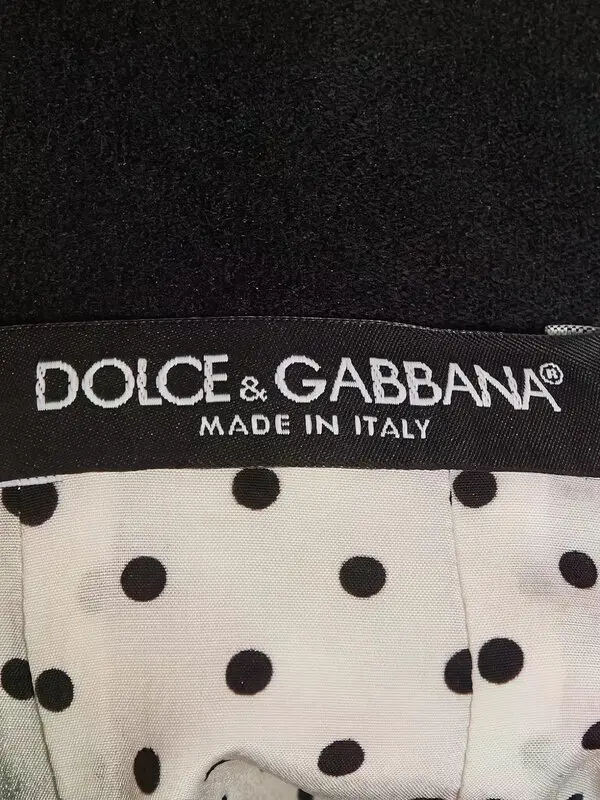 Dolce & Gabbana Polka-dot Pencil Midi Skirt