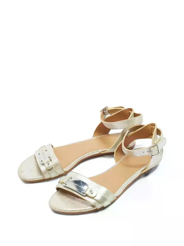 Marc Jacobs Logo-plaque Ankle-strap Ballet Flats