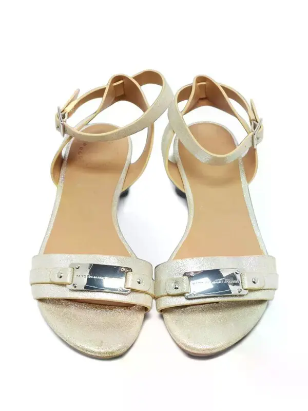 Marc Jacobs Logo-plaque Ankle-strap Ballet Flats