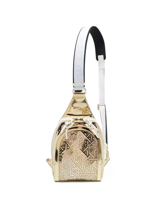 CHRISTIAN LOUBOUTIN Loubifunk Ramadan Edition Cross Body Bag - Gold