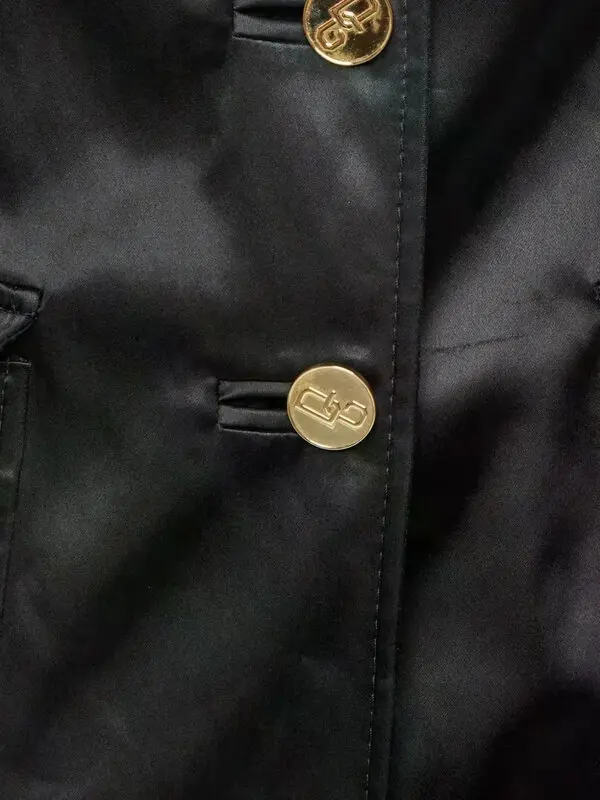 Dolce & Gabbana Satin Button-front Coat