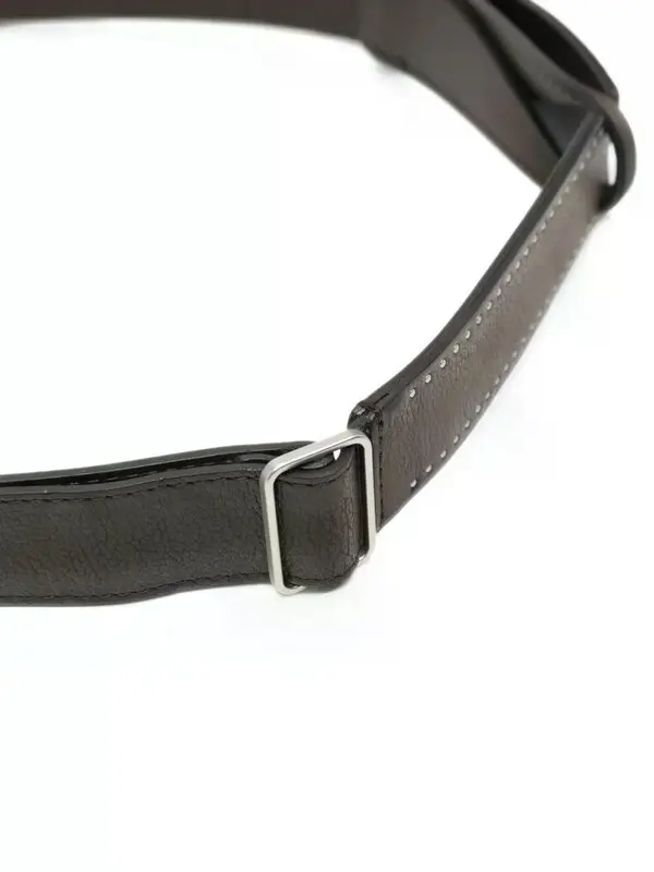 Orciani Stud-embellished Leather Belt