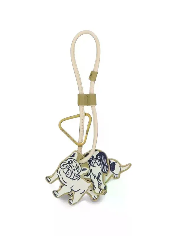 INOUI EDITIONS Kiki Graphic-print Leather Keyring