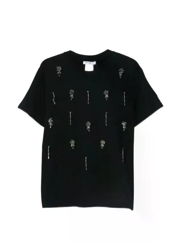 ISABELLE BLANCHE Crystal-embellished T-shirt