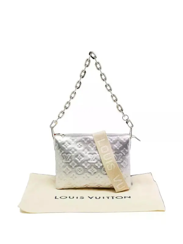 LOUIS VUITTON Pm Coussin Monogram Shoulder Bag - Silver