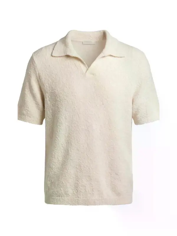SETTEFILI CASHMERE Bouclé Knit T-shirt - Neutrals