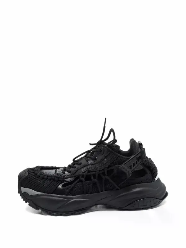 Versace Mercury Low-top Sneakers - Black