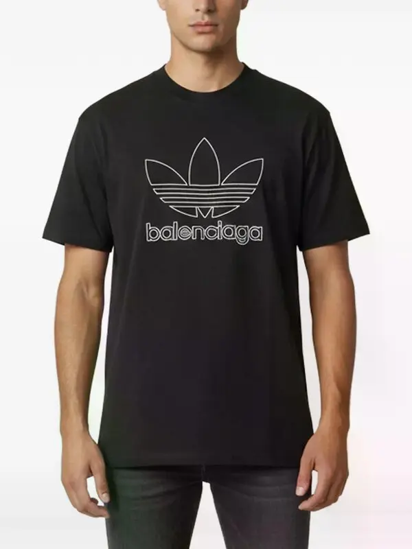 Balenciaga Logo-embroidered Oversized T-shirt - Green