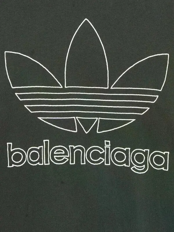 Balenciaga Logo-embroidered Oversized T-shirt