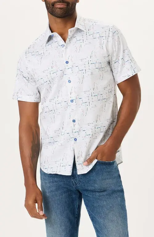 Robert Graham Rowcross Short Sleeve Button Up Shirt