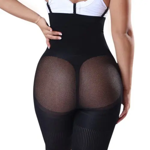 LECHERY® X Yahaira Capri Happy Shapewear No.7double Layer Waistband Body Shaper - Black